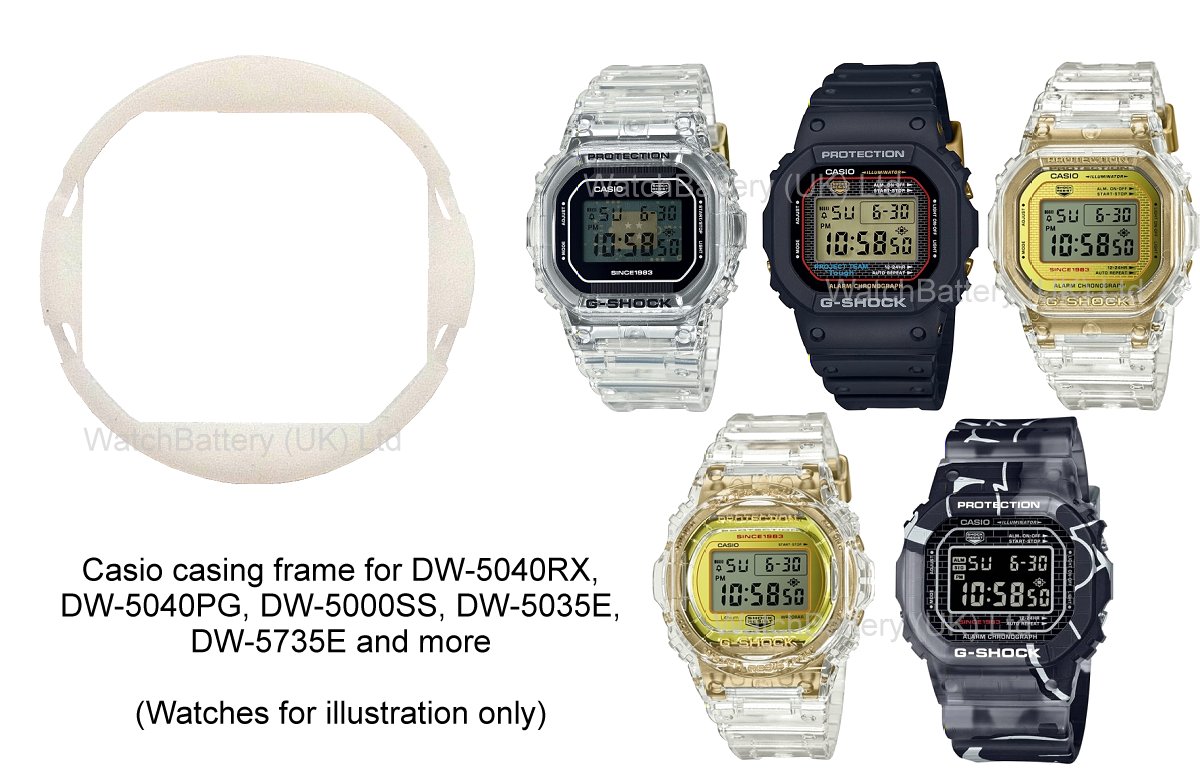 Casio Casing Frame for DW-5040RX, DW-5040PG, DW-5000SS, DW-5035E, DW ...
