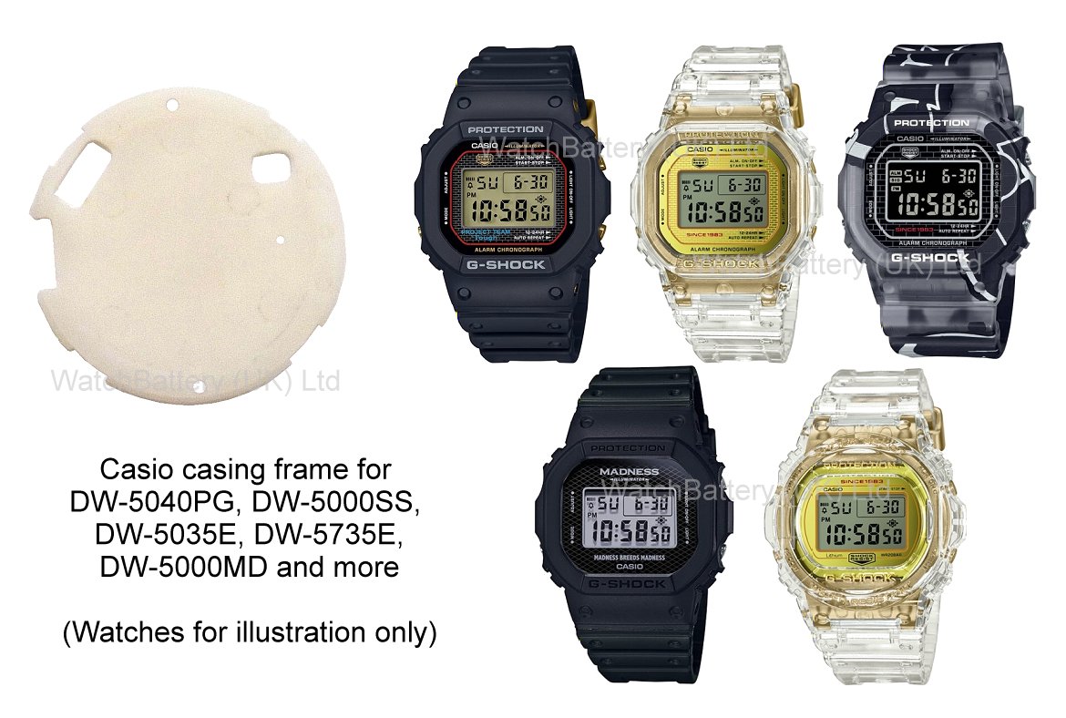 Casio Casing Frame for DW-5040PG, DW-5000SS, DW-5035E, DW-5735E, DW ...