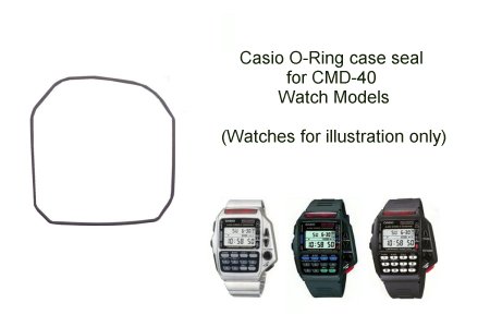 Genuine Casio O-Ring Case Seal - for CMD-40 Watches.